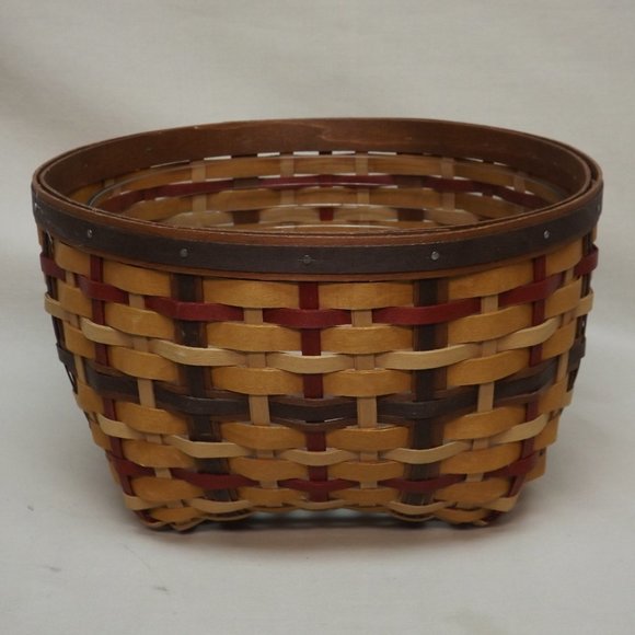 Longaberger | Accents | Rare Longaberger 22 Signature Plaid 8 Round ...